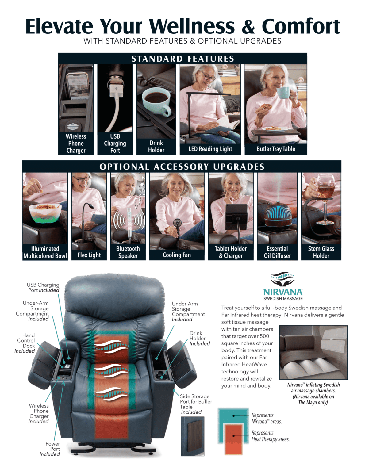 Maya Medium Recliner by UltraComfort